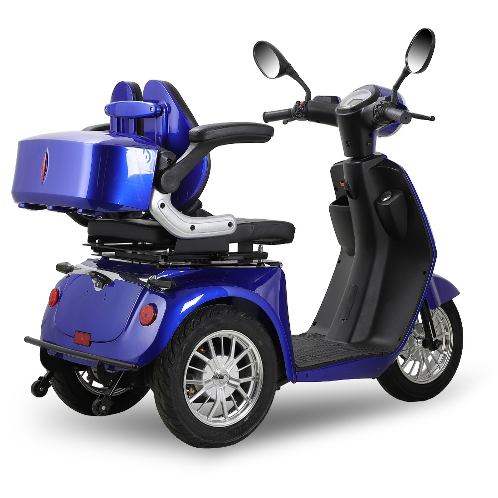AFD2D-3L Blue Three Wheel Mobility Scooter