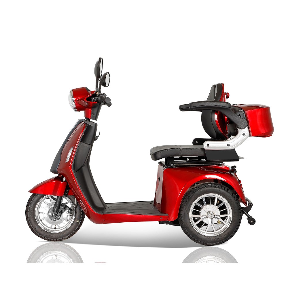 AFD2D-3L Red Three Wheel Mobility Scooter