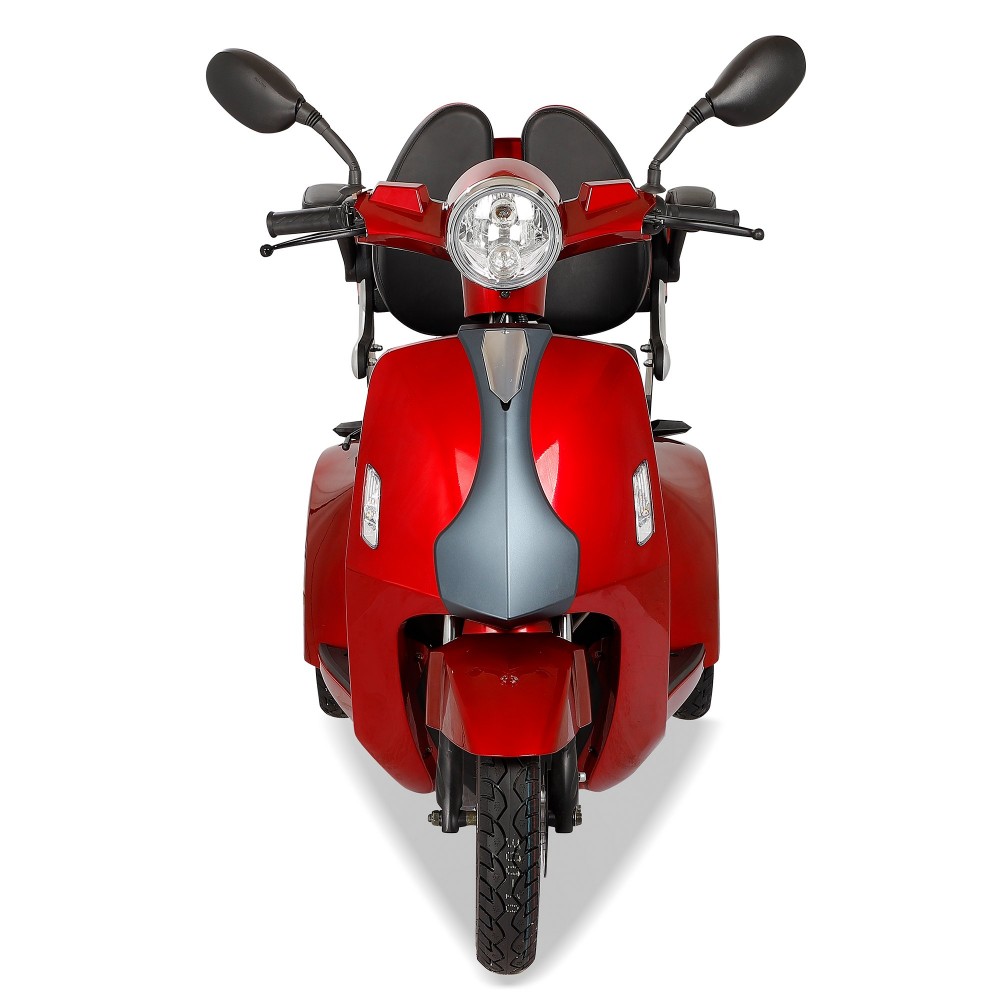 AFD2D-3L Red Three Wheel Mobility Scooter
