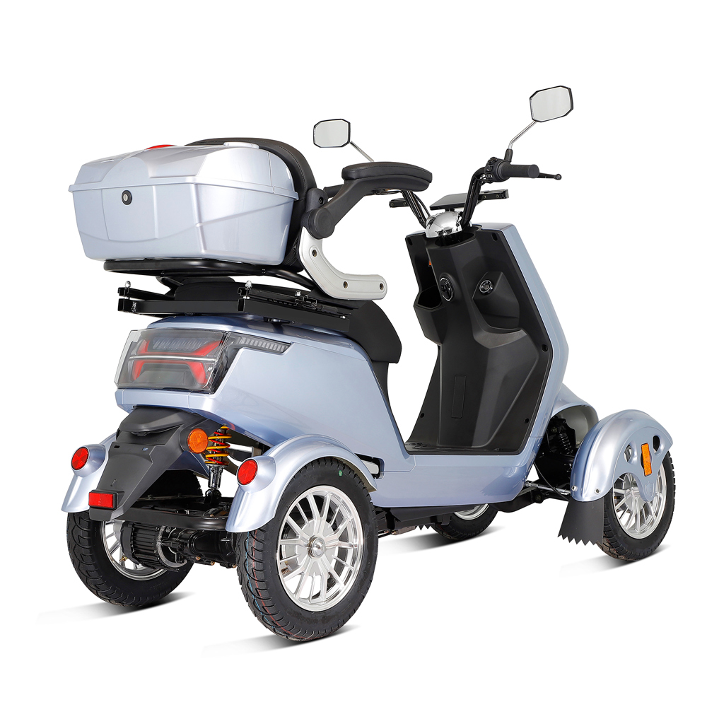 SN Silver Four Wheel Mobility Scooter